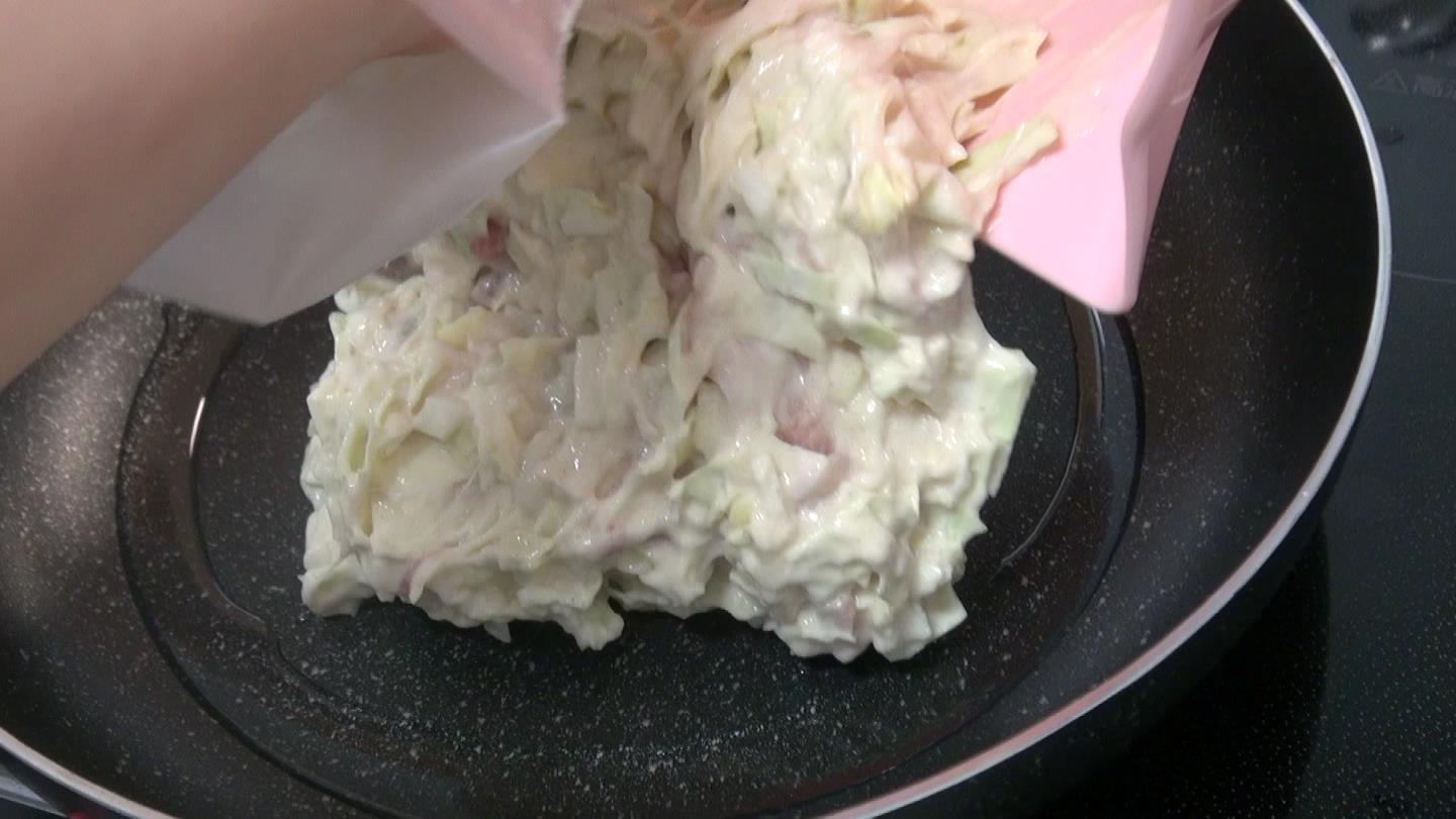 ふわふわお好み焼き｜介護食とカラダのコラム＆レシピ｜食事の相談窓口サイト【ごはんde笑顔そして健康】